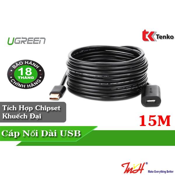 Cáp USB nối dài 15m ugreen 10323